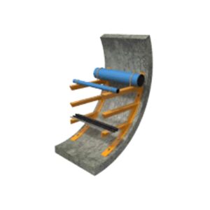 Tunnel wall racking - Quality Pipe Supports (QPS)
